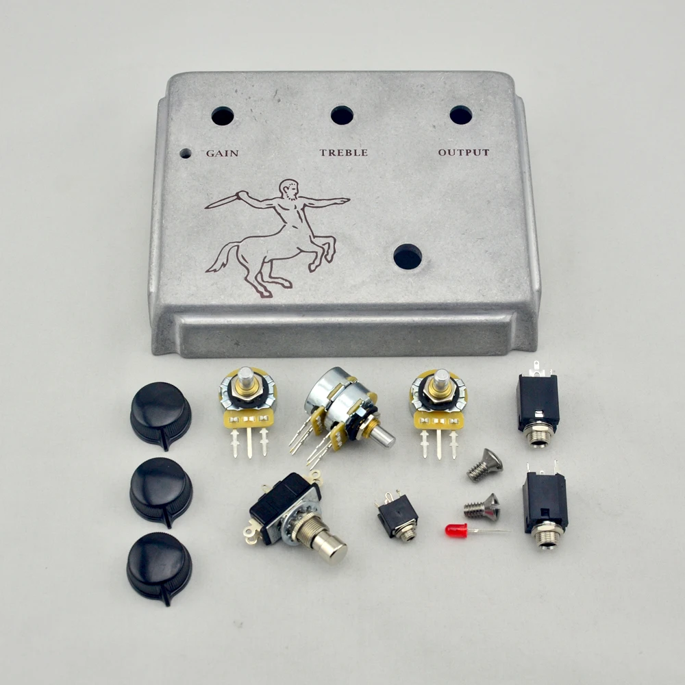 Diy klon prata profissional overdrive guitarra efeito pedal kits klon ...