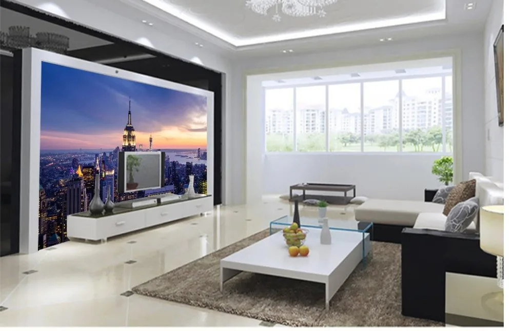 Living Room Wallpaper Tv