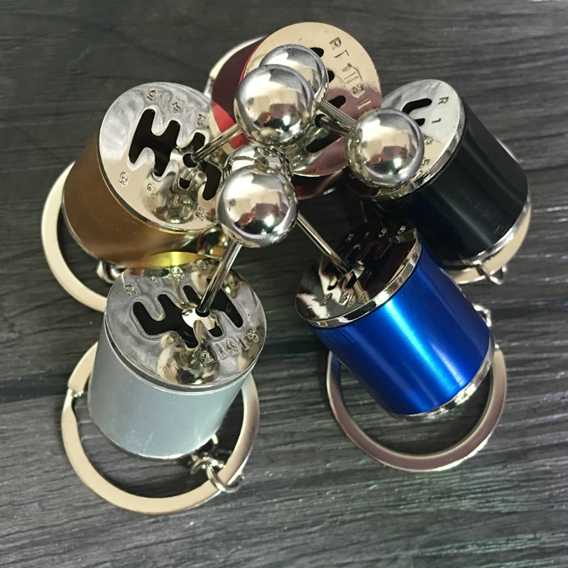 1 Piece Personalized Car Keychain Gear Shift Knob Type Car Modified Key ...