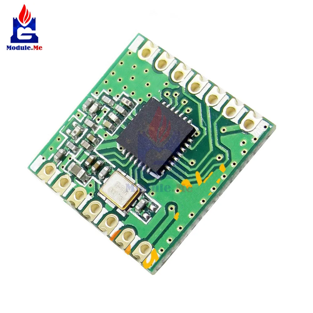 RFM69CW HopeRF 433Mhz Wireless Transceiver FSK Low Power Module Built ...