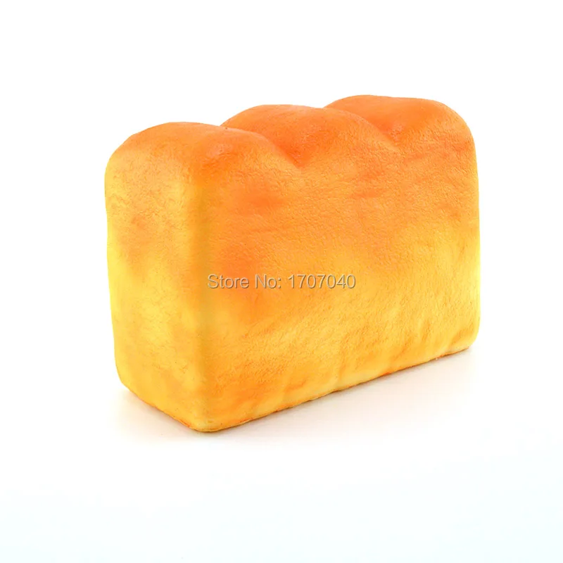 New 16CM Super Jumbo Squishy Toast Soft Bread Fun Slow Rising Kid Toy ...