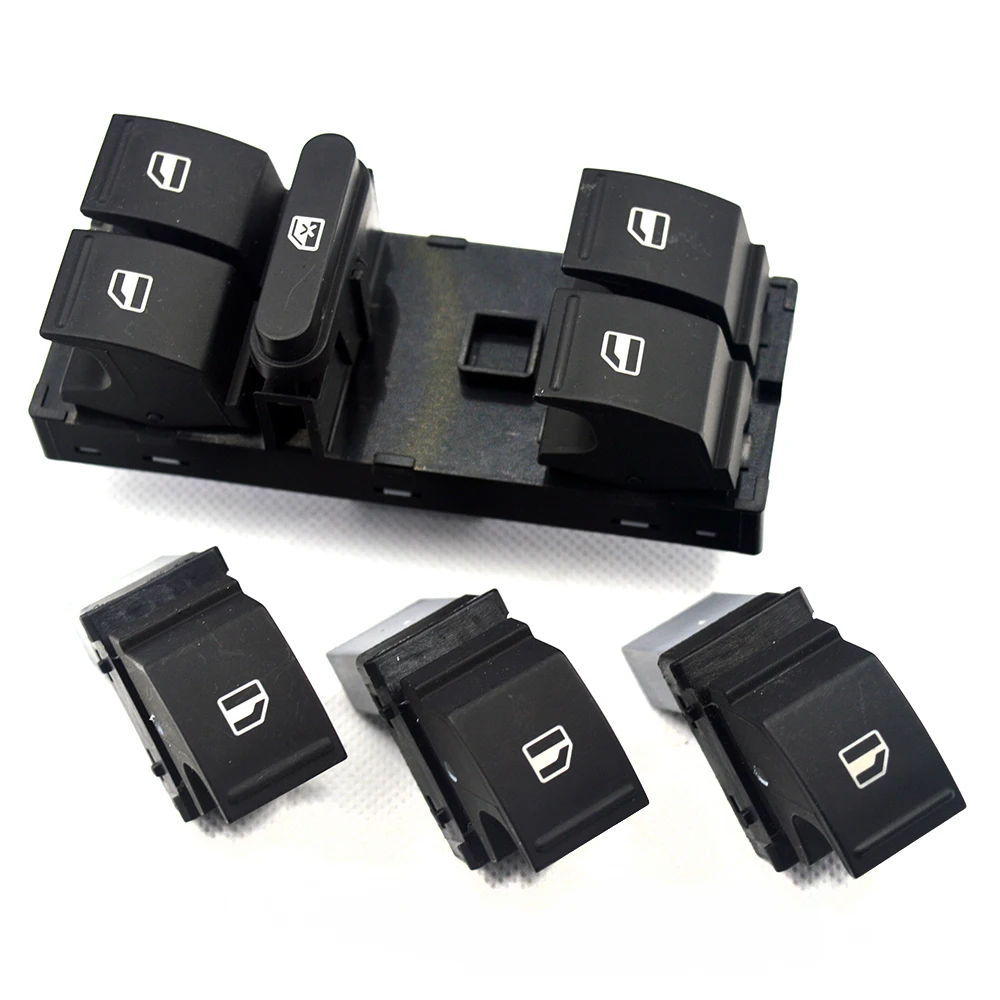 4pcs New Power Window Switch Button For Volkswagen Vw Jetta Mk5 Golf 5 ...
