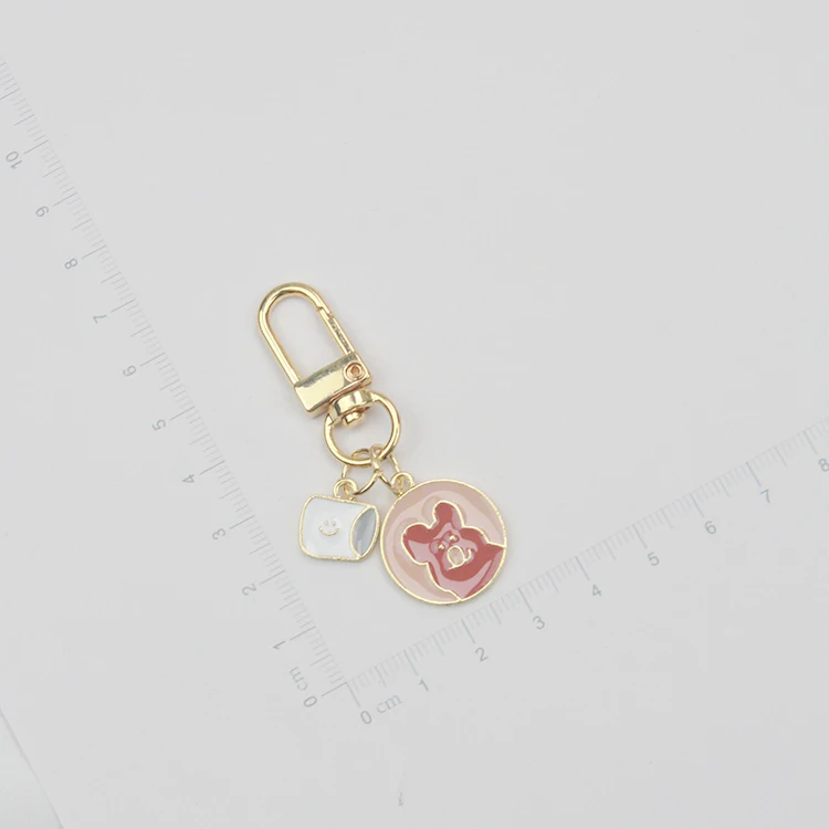 Cute Cartoon Bear Rabbit Bunny Keychain For Girl Women Sweet Key Chains ...