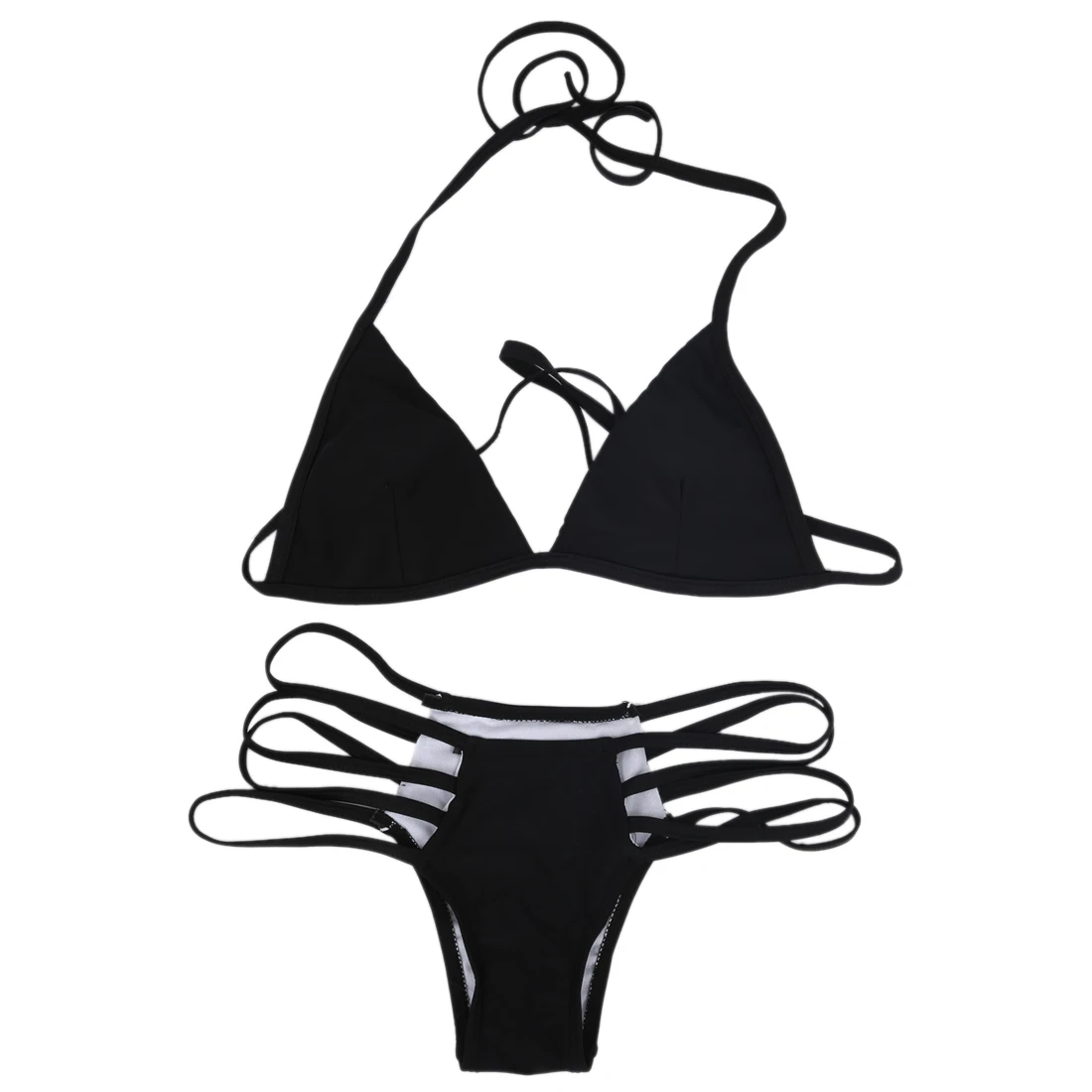 Hot Hollow Out Waist Sexy Bikini Suit Two Piece Separate Swimsuit Beach