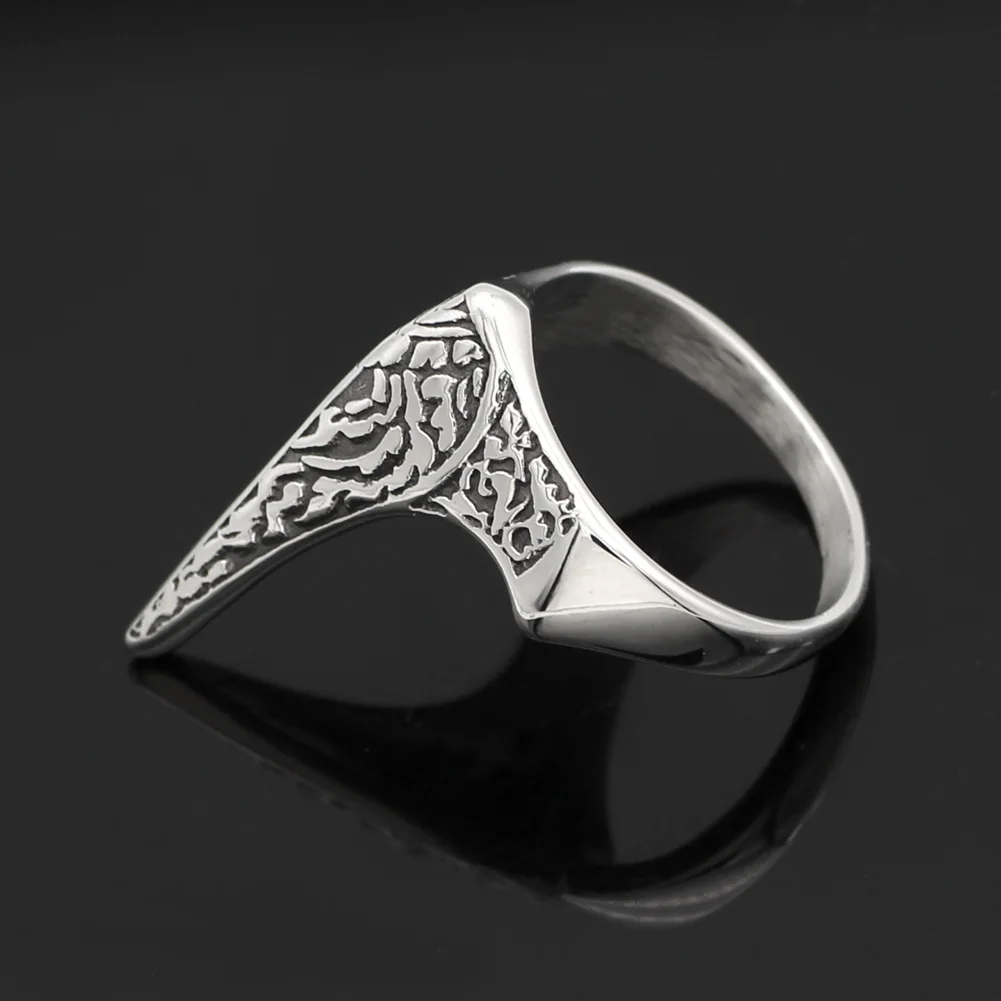 Мужское кольцо из нержавеющей стали 316L norse амулет викинга wiccan ...