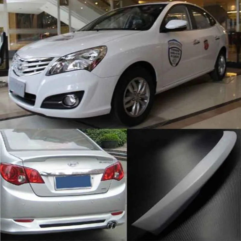 Sports Grade Intensity Twist PU Made Spolier Wings For Hyundai Elantra ...