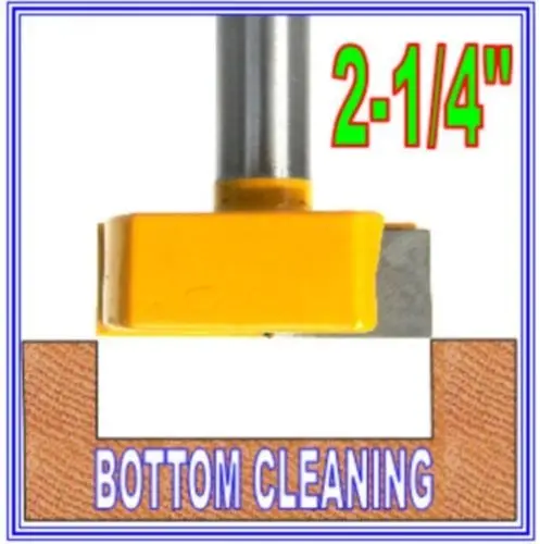1 Pc 1/2" Shank 2-1/4" Diameter Bottom Cleaning Router Bit Woodworking ...