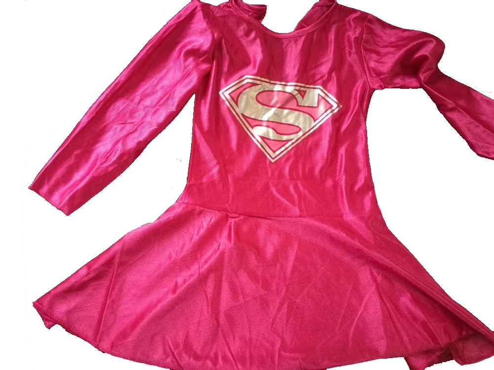 Pink Supergirl Costume For Women