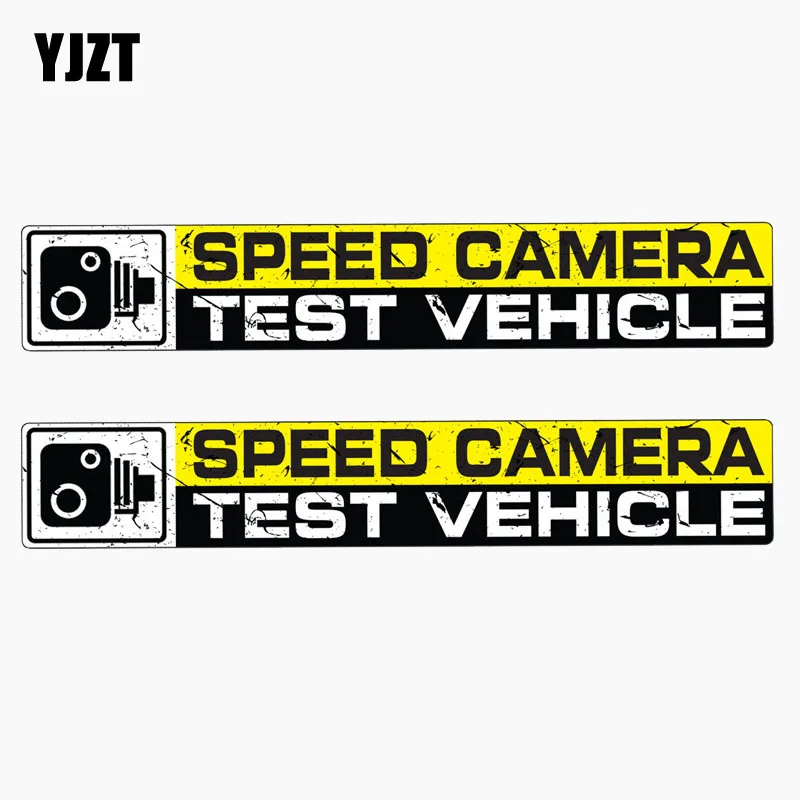 YJZT-15CM-2-5CM-2X-SPEED-CAMERA-TEST-VEHICLE-Reflective-Car-Sticker-C1 ...
