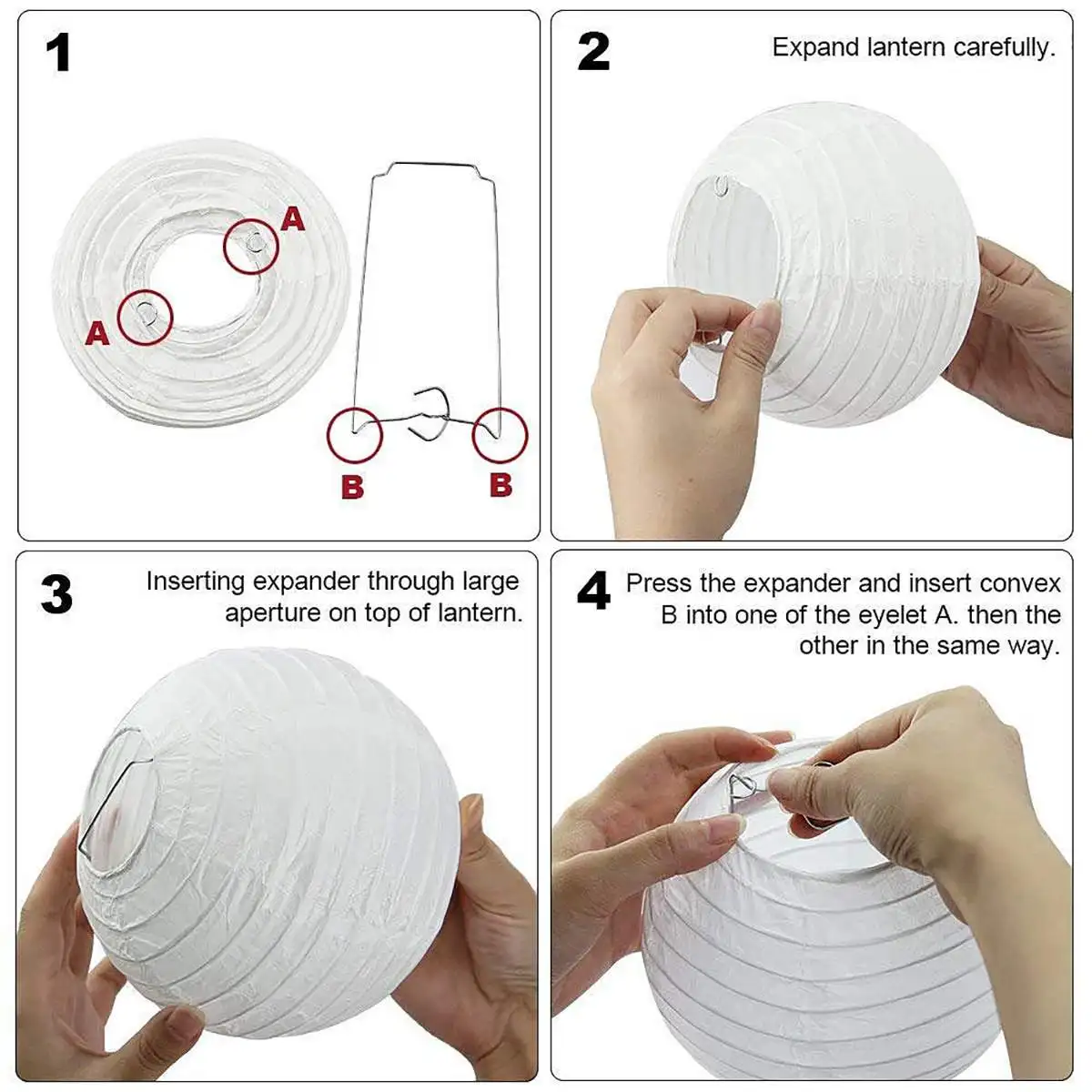 How To Make Round Chinese Paper Lanterns