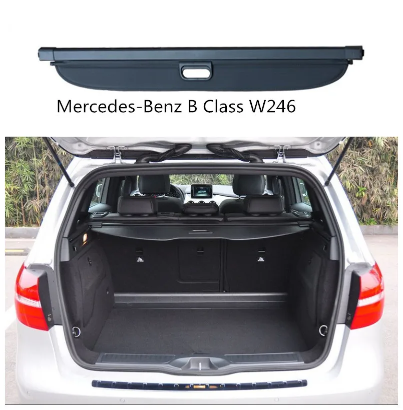 메르세데스 벤츠 b 클래스 w246 b180 2009 2018 뒷 트렁크 보안 쉴드화물 커버 고품질 액세서리 블랙 베이지 ...