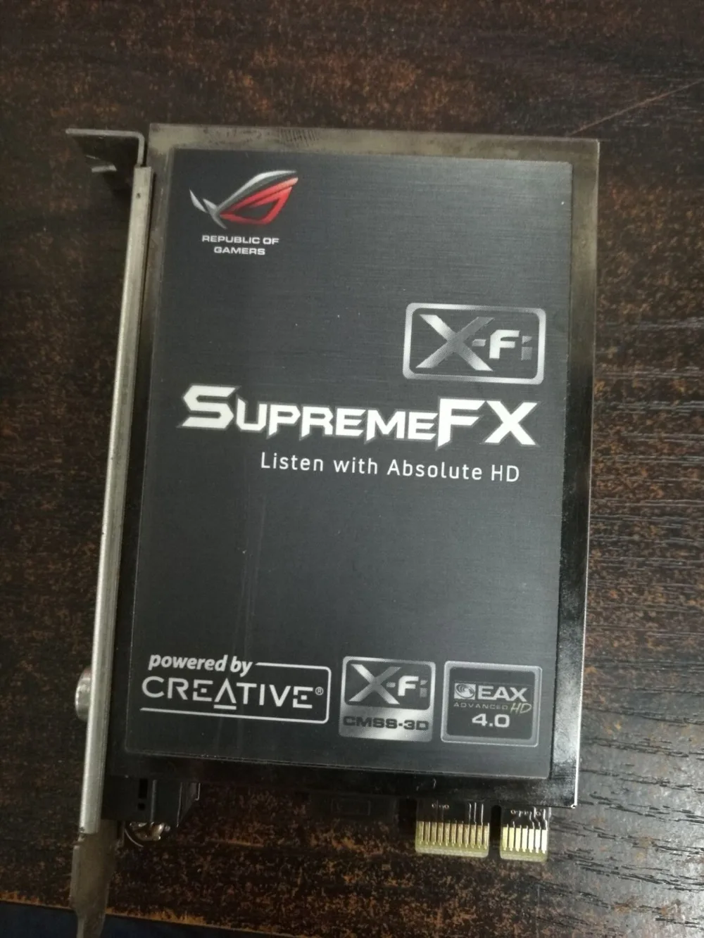 사용 원래 아수스 SupremeFX X Fi를 사운드 카드 (플레이어 국가 전용 3 세대 사운드 카드)|sound card ...