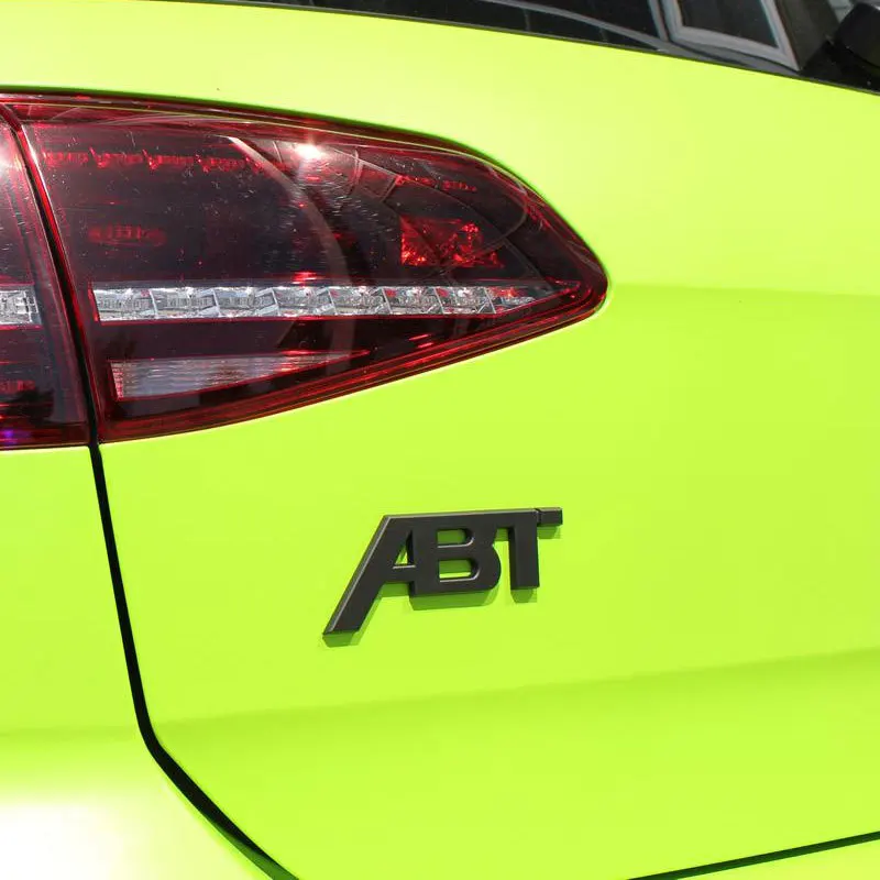 New 3D ABT logo refit car badge auto front grill emblem stickers car ...