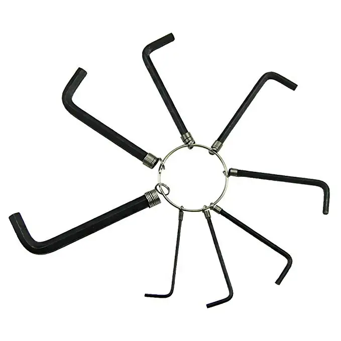 8 In 1 Hex Key Allen Wrench Set 1.5mm~6mm Metric Hand Tool Kit Box Key ...