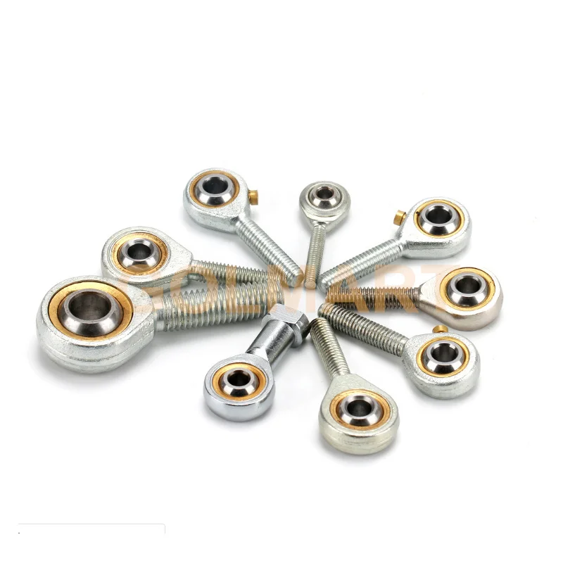 1pcs POS5 M5 hole 5mm metric fish eye Rod Ends bearing male thread ball ...