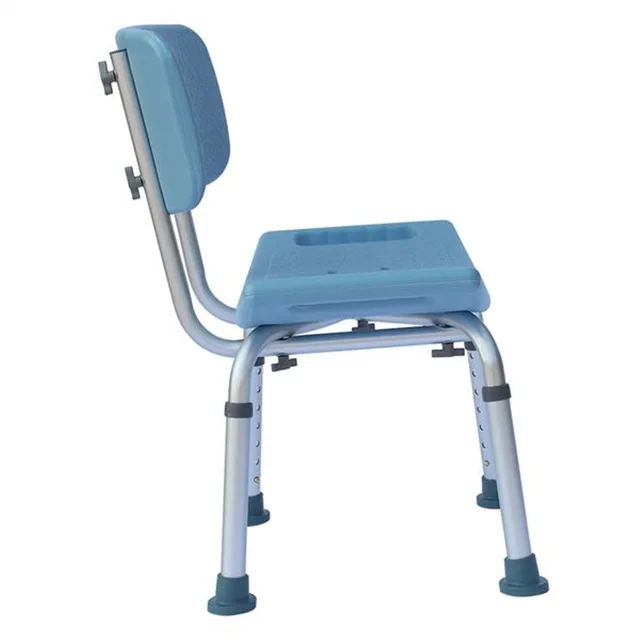 Heavy-duty Aluminum Alloy Senior People Backrest Bath Bathroom Chair ...