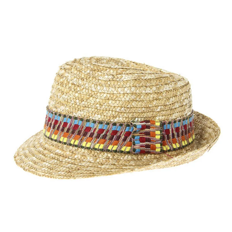 Free Shipping Mexican Bohemia Style Colorful Summer Beach Straw Sun ...