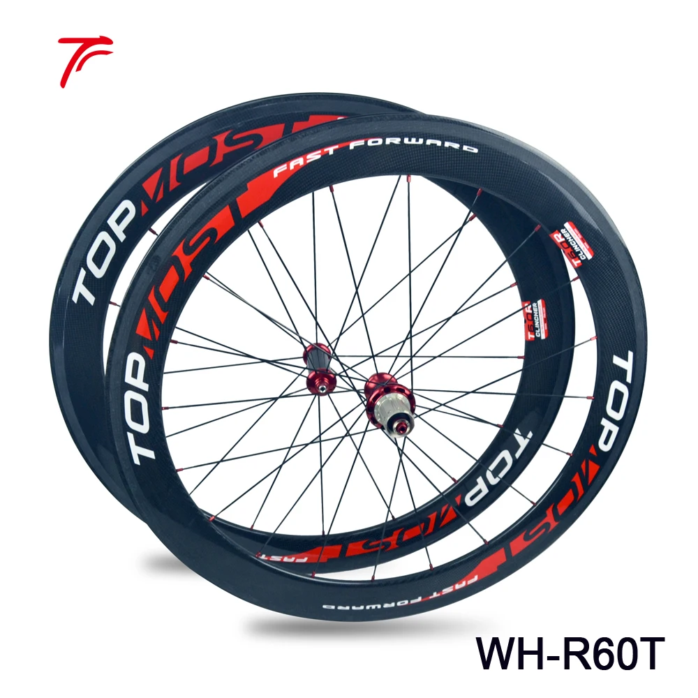 700c full carbon road wheels 60mm depth bike carbon wheel 23mm width ...