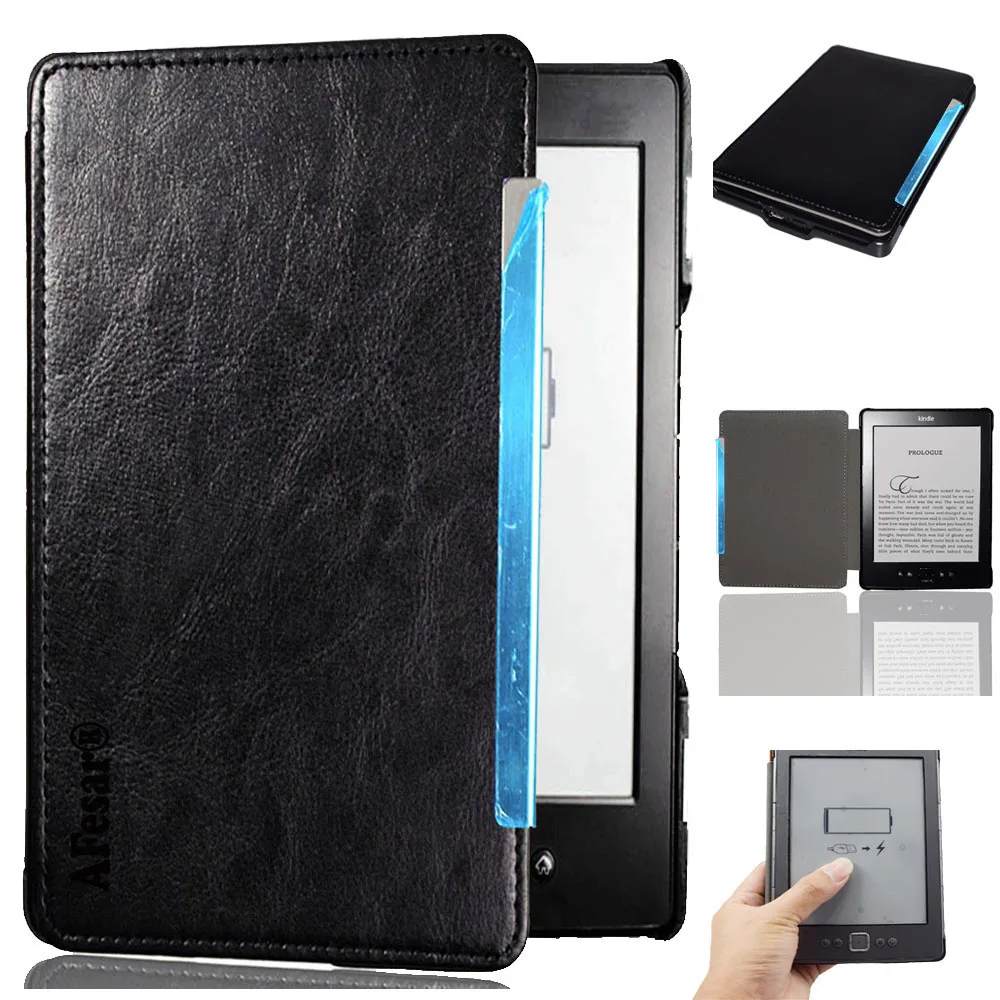 Flip Book Cover Case for Kindle 4 Kindle 5 D01100 Ebook High Quality Pu ...