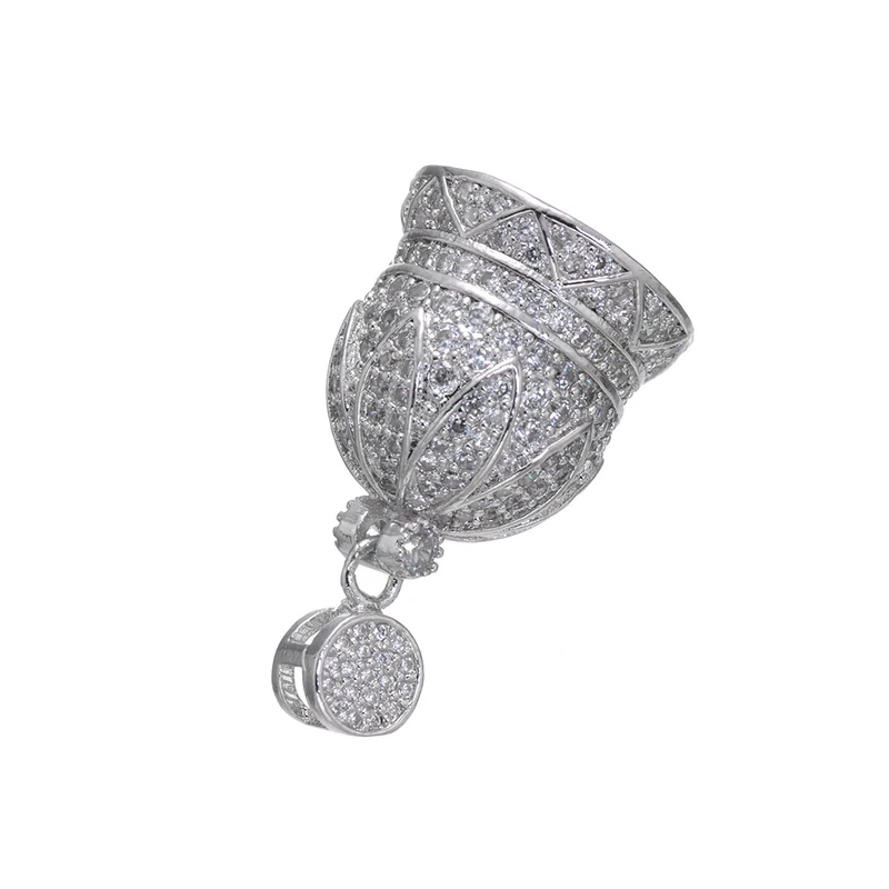 Jewelry Making Accessories Copper CZ Rhinestone DIY Beaded Chain ...