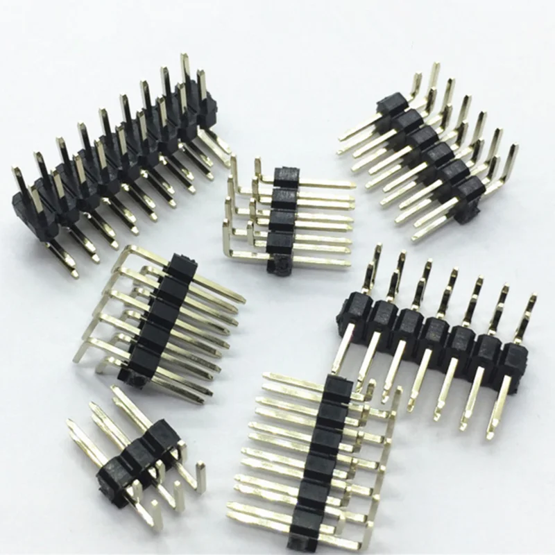 R/A 2.0mm 2.0 Double Row Right angle Male Breakaway PCB Board Pin ...