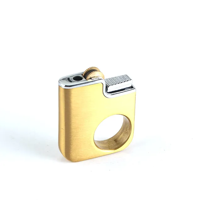 Creative fun finger ring portable metal gas cigarette lighter, metal ...