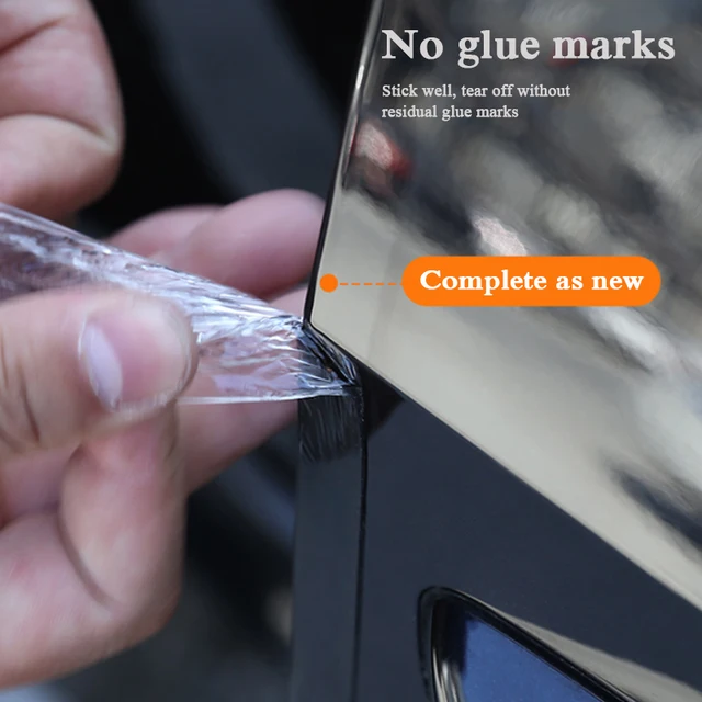 5D Carbon Fiber Nano Glue Car Sticker Protector Film Door Edge ...