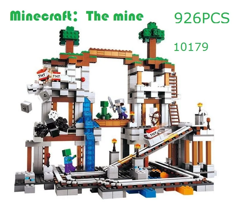 Model Building Kits Compatible With Lego My Worlds Minecraft The Mine ...