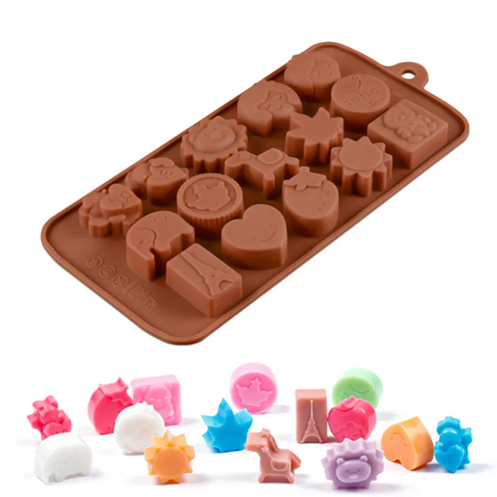 Cute Animal Silicone Chocolate Molds Kitchen Bakeware Supplies ... Cute Animal Silicone Chocolate Molds Kitchen Bakeware Supplies ...
