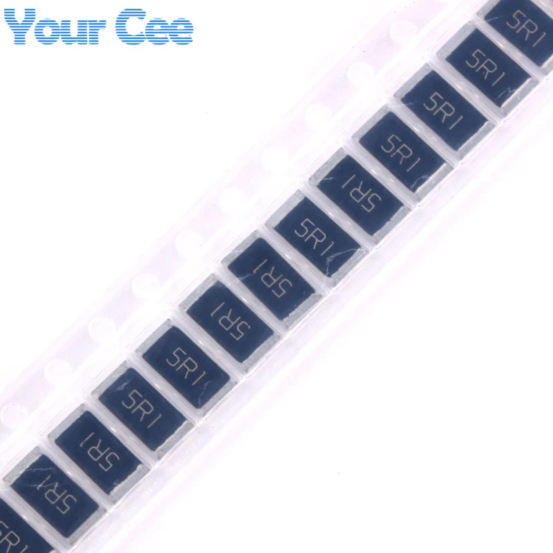 50 pcs 2512 SMD Resistor 5.1 ohm 5.1R 5R1 Chip Resistance 1W 5%