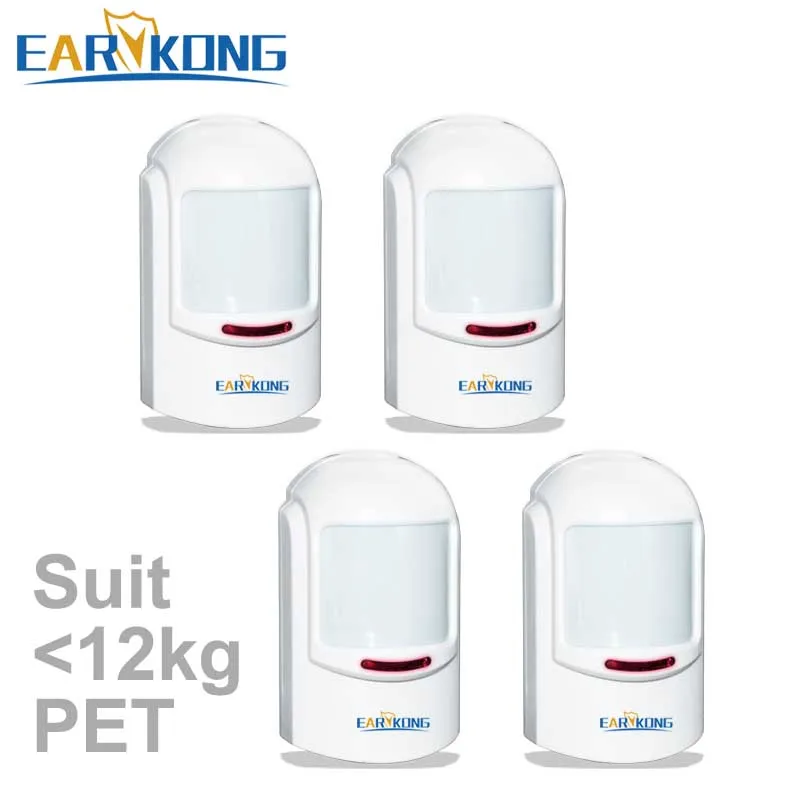 Wireless PET Immune Detector Passive Infrared Sensor Suitable For Below ...