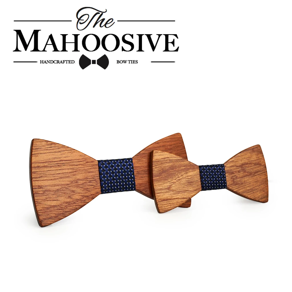 Cravate,Mahoosive - Nœud papillon en bois, pour hommes, enfants- S61 ...