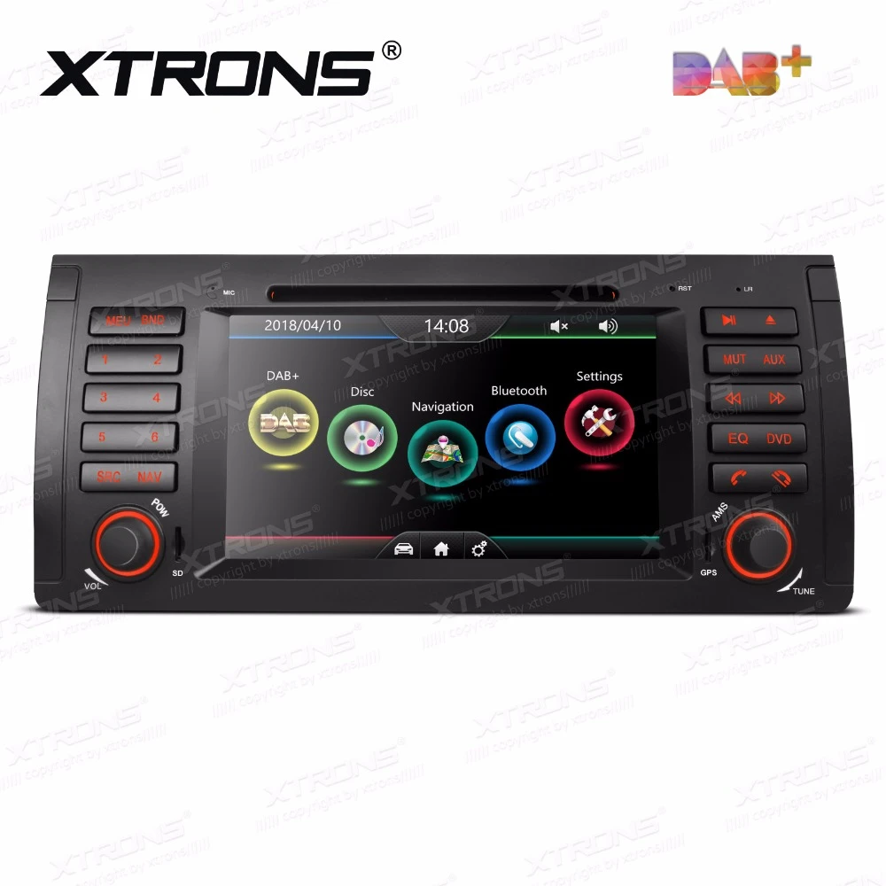 XTRONS 7 inch WinCe Radio Car DVD Player 2 din DAB+Canbus GPS Navigation For BMW X5 E53 1999 ...