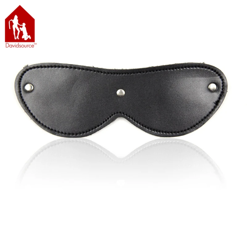 Davidsource Triple Studed Leather Furry Eyepatch Sleeping Blindfold ...