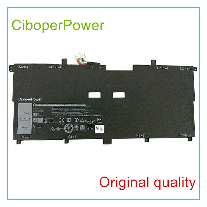 Original Laptop Battery 7.6v 46wh Nnf1c Hmpfh Battery For 13 9365 13 ...