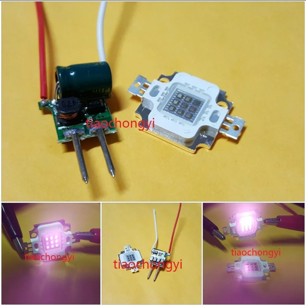 10pcs-10W-IR-940nm-High-Power-LED-Chip-10pcs-MR16-3x3-driver-3-12V ...