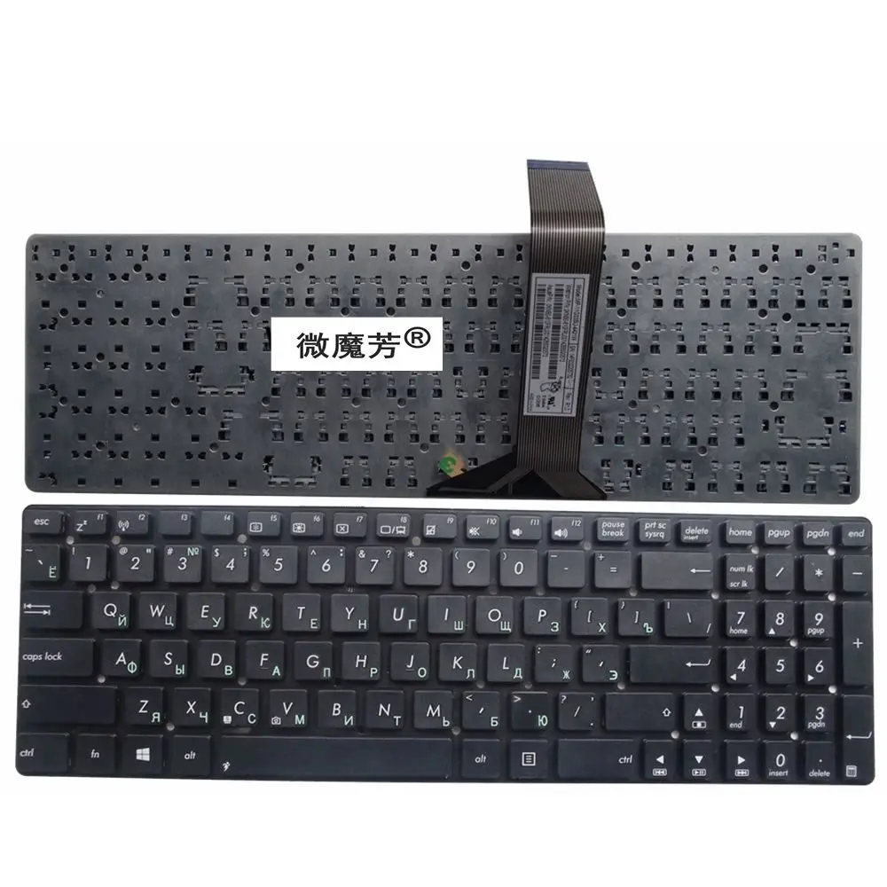 Ru Black New For Asus K55a A55c R500 R700 K55 K55de K55n K55vj K75wm ...