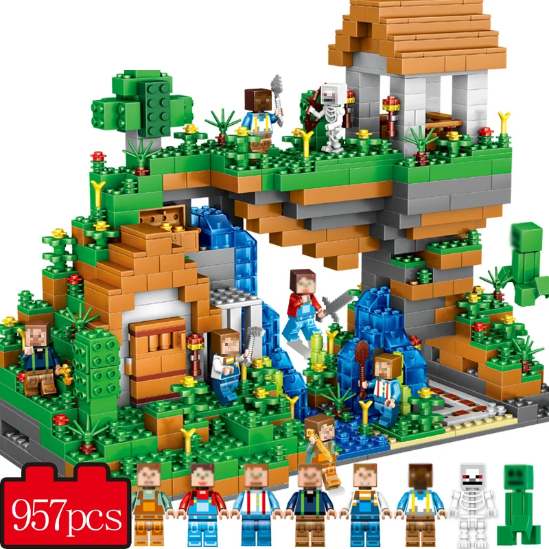Aliexpress.com : Buy 957pcs My world Hidden water falls Compatible Lego ...