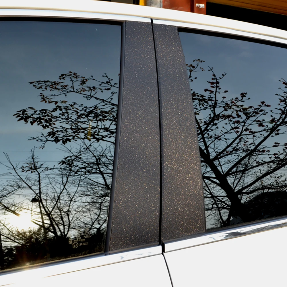 Auto Window Frame ABC Pillar Carbon Fiber Protection Film Car-styling ...