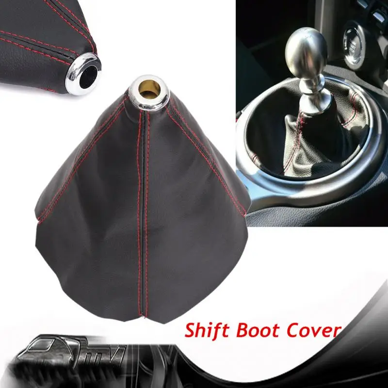 With Stitches Universal Shift Boot Cover Gear Shifter Dust proof Car ...