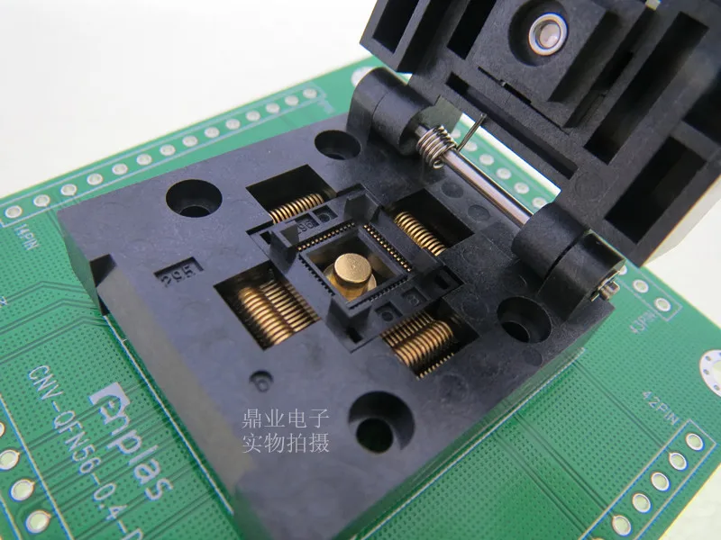 QFN 56BT 0.4 01 QFN56/DIP56 7X7X0.4MM quemar hembra chapado en oro ...