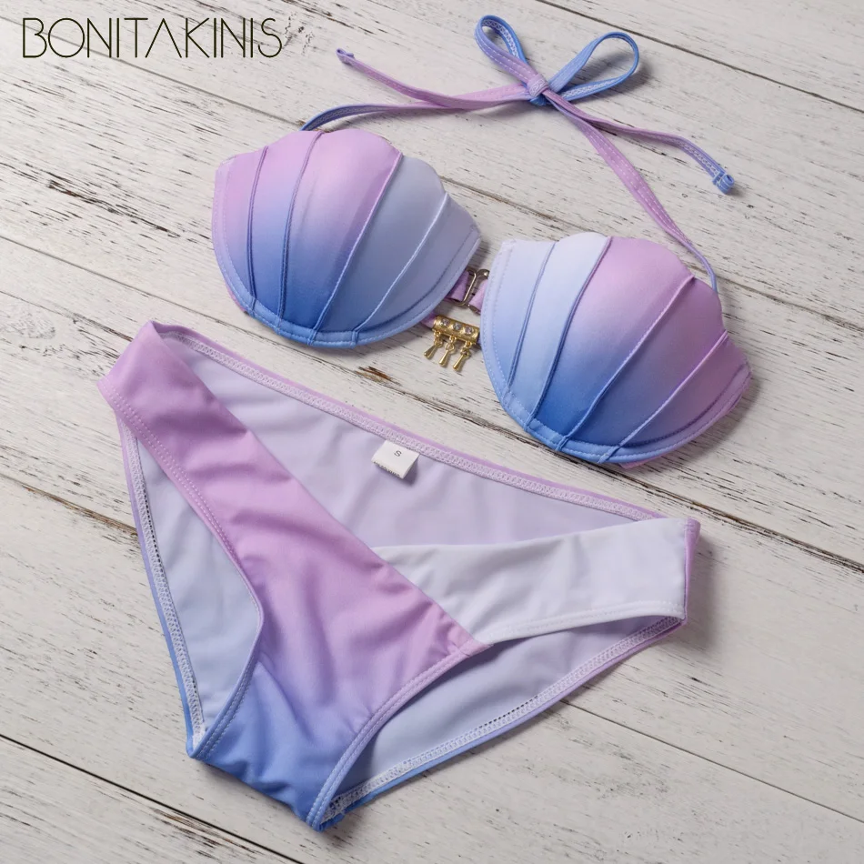Bonitakinis Brand Swimsuits Shall Cup Golden Tassel Brazilian Biquini