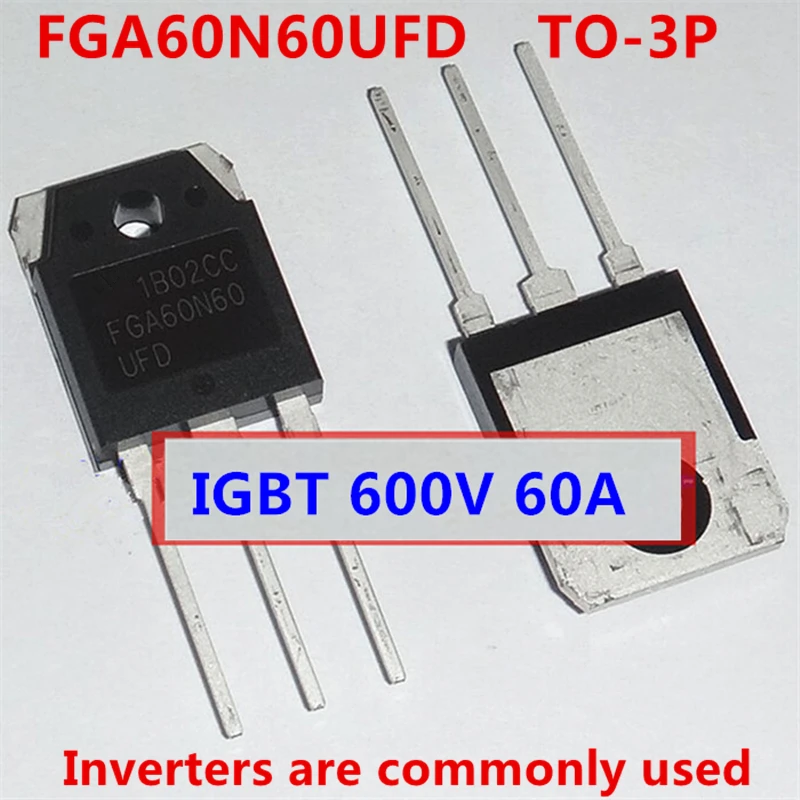 Aoweziic 5 unids/lote de inversores, FGA60N60UFD, FGA60N60, 60N60, IGBT ...