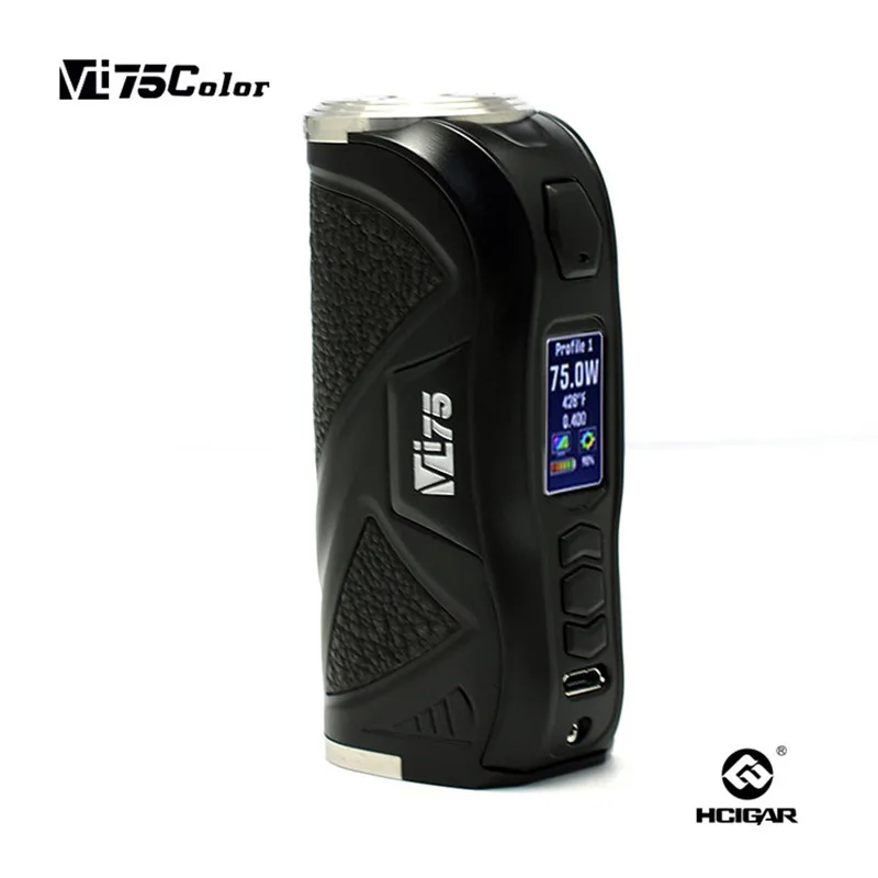 Original HCigar 75w MOD VT75 Color screen TC e-cigarettes VT75C Box ...