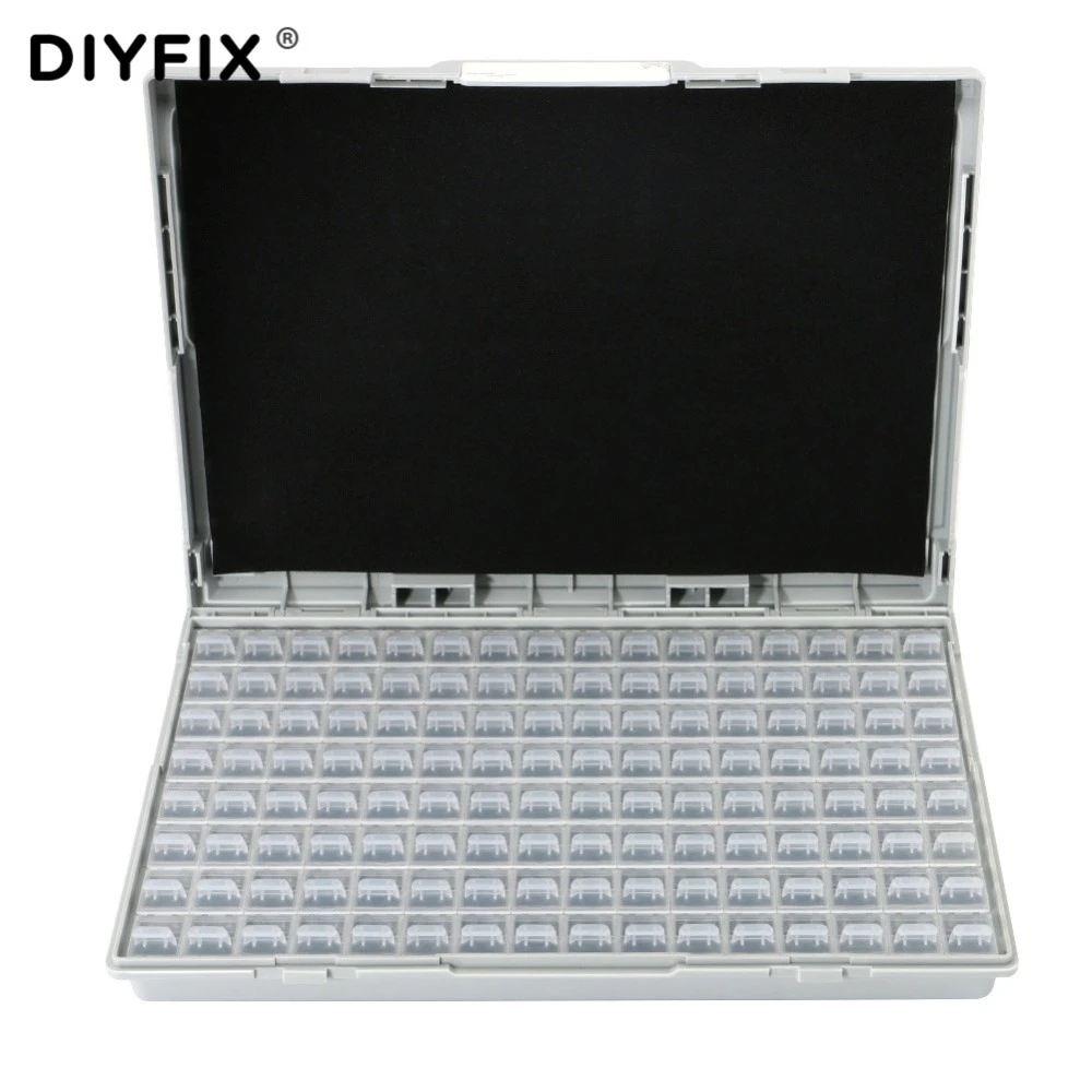 Diyfix Enclosure Smd Smt Ic Resistor Capacitor Electronics Storage Case ...