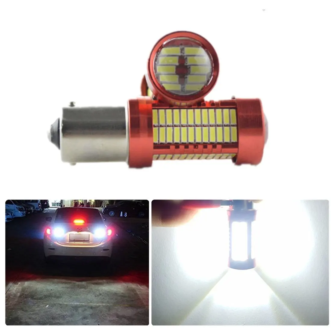 Bombillas LED de marcha atrás para coche, luz de estacionamiento, 1 Uds ...