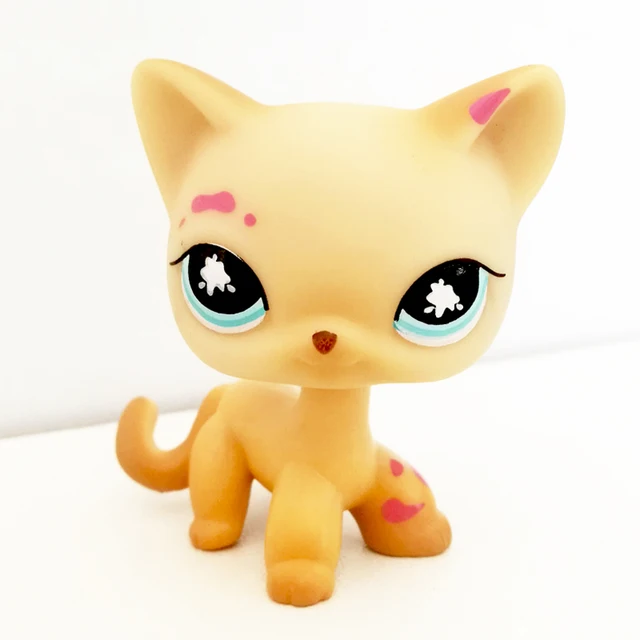 מוצר - Real pet shop lps toys Sparkle Short Hair Cat Red White #2291 ...