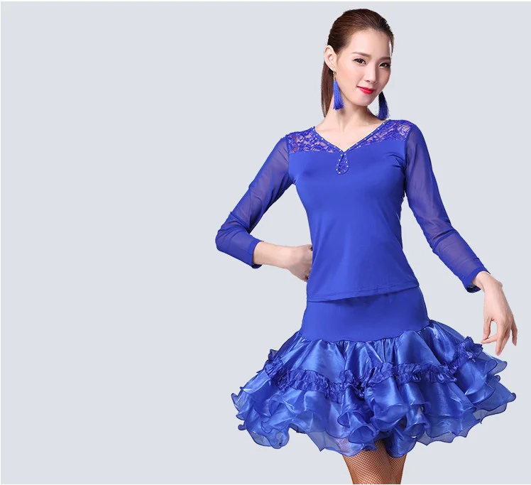Jupe de danse latine Standard pour femmes, pour salle de bal, Cha Cha ...