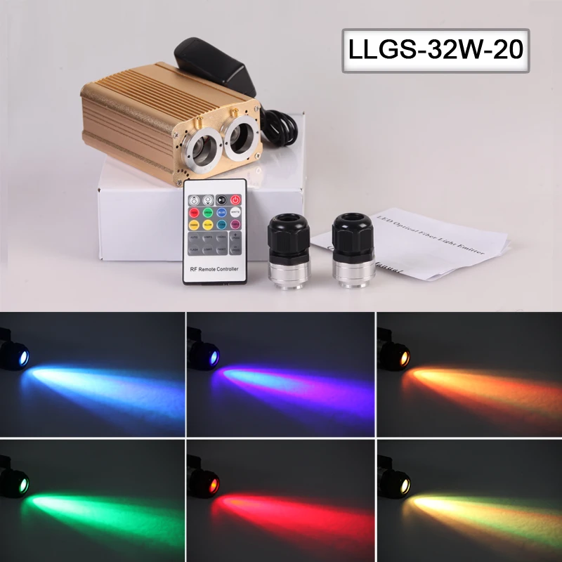Aliexpress.com : Buy Free shipping RGB color 32w led fiber optic light ...