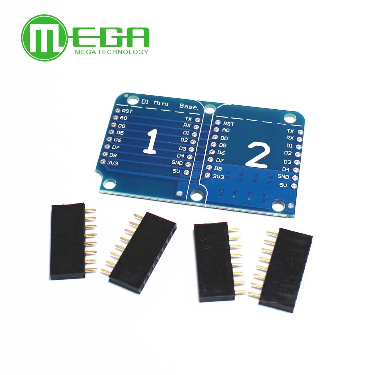 NodeMCU ESP8266 UNTUK Arduino untuk Wemos D1 Mini Shield Soket Ganda ...